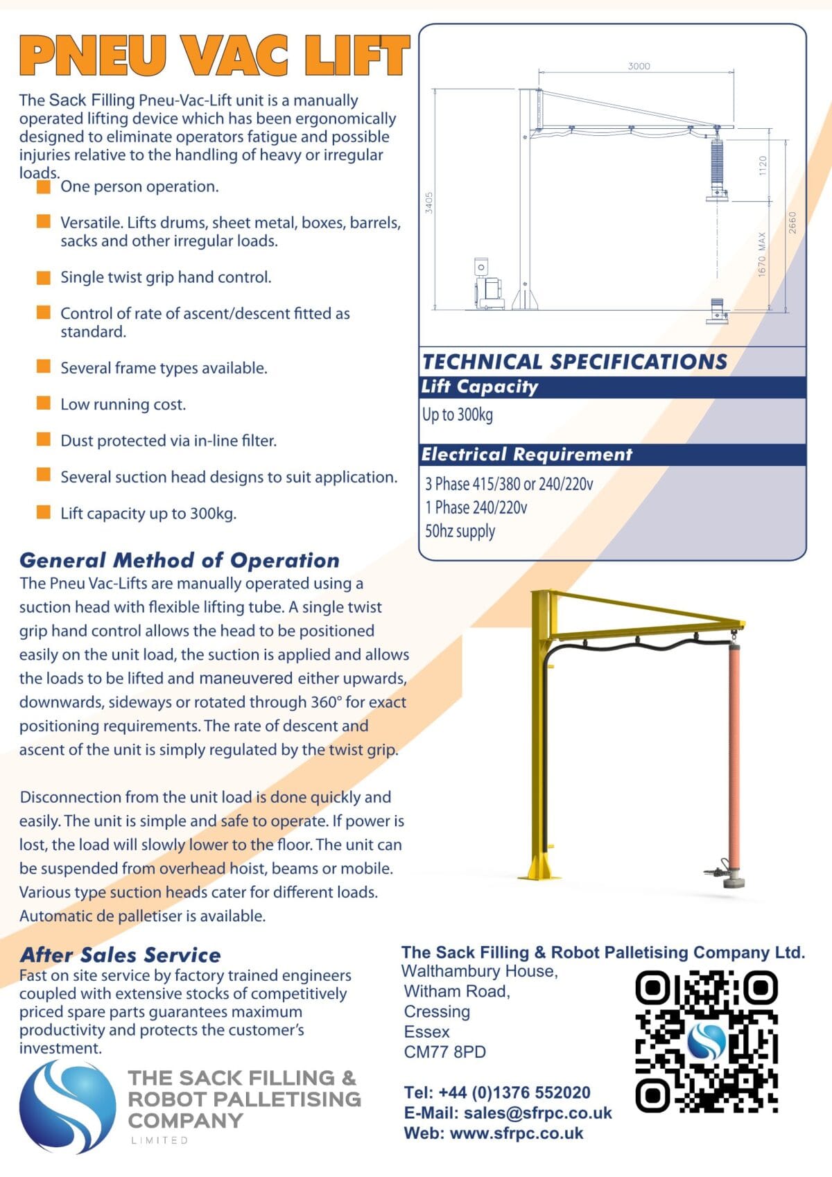 Vacuum Lifting Systems - The Sack Filling Company